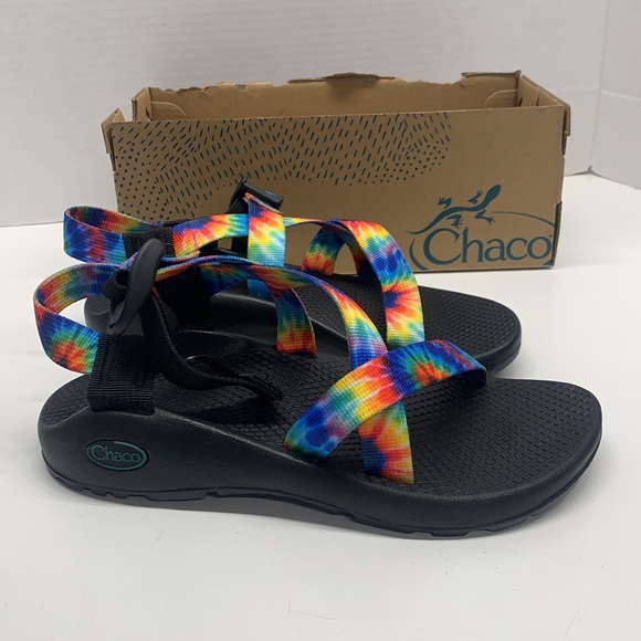 Chaco | Shoes | Chaco Z Classic Sandal Outdoor Hiking Shoes Tie Dye ...